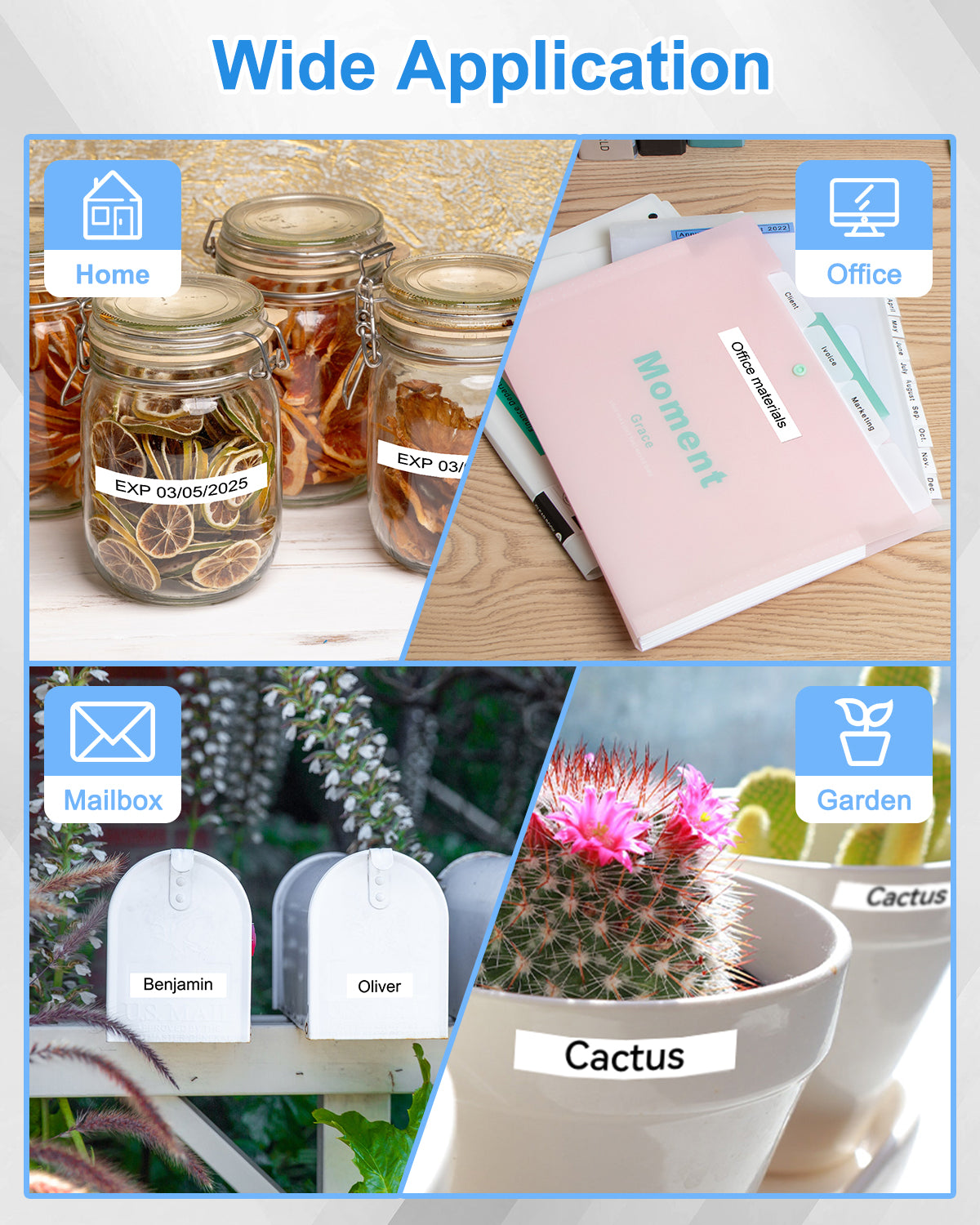 4-Pack Compatible Brother P Touch Label Tape TZe-231 12mm 0.47 White ...